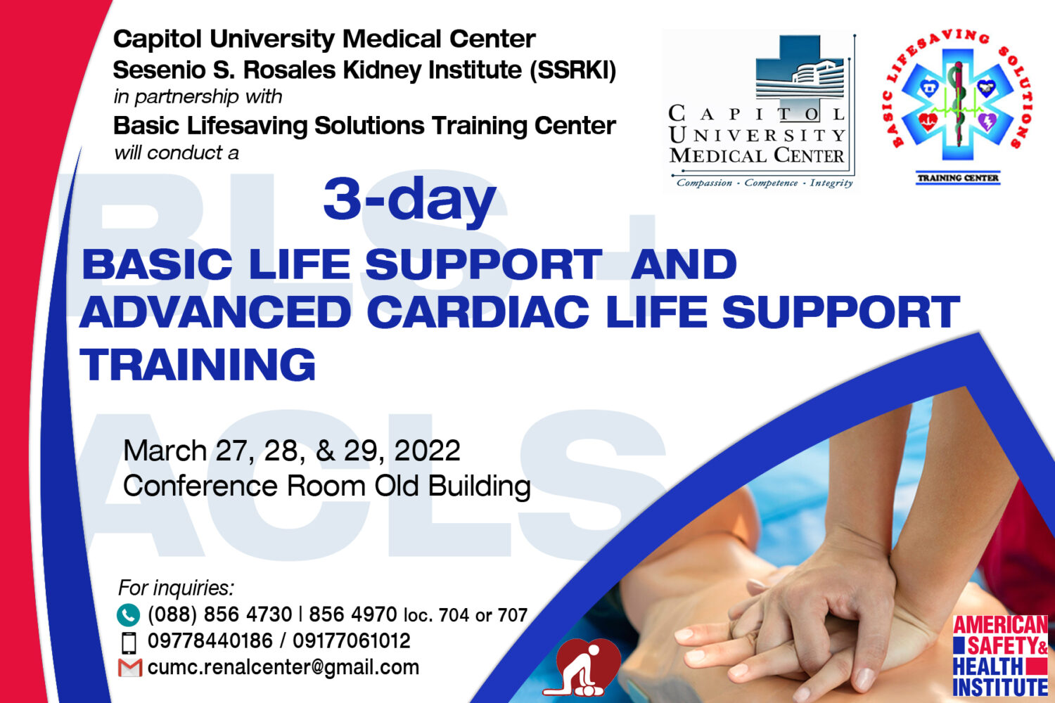 BLS and ACLS Training - CUMC