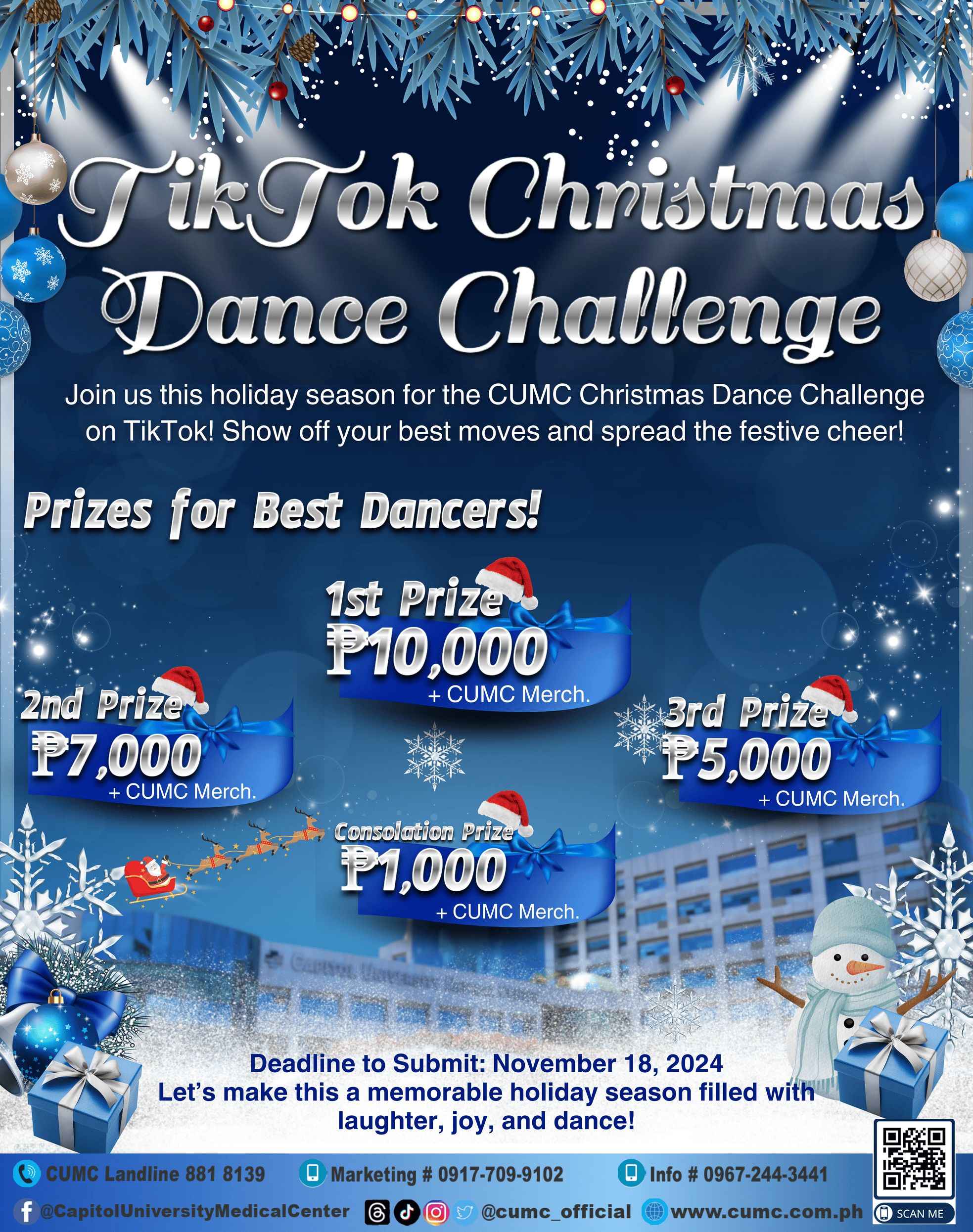 TIKTOK Christmas Dance Challenge - CUMC
