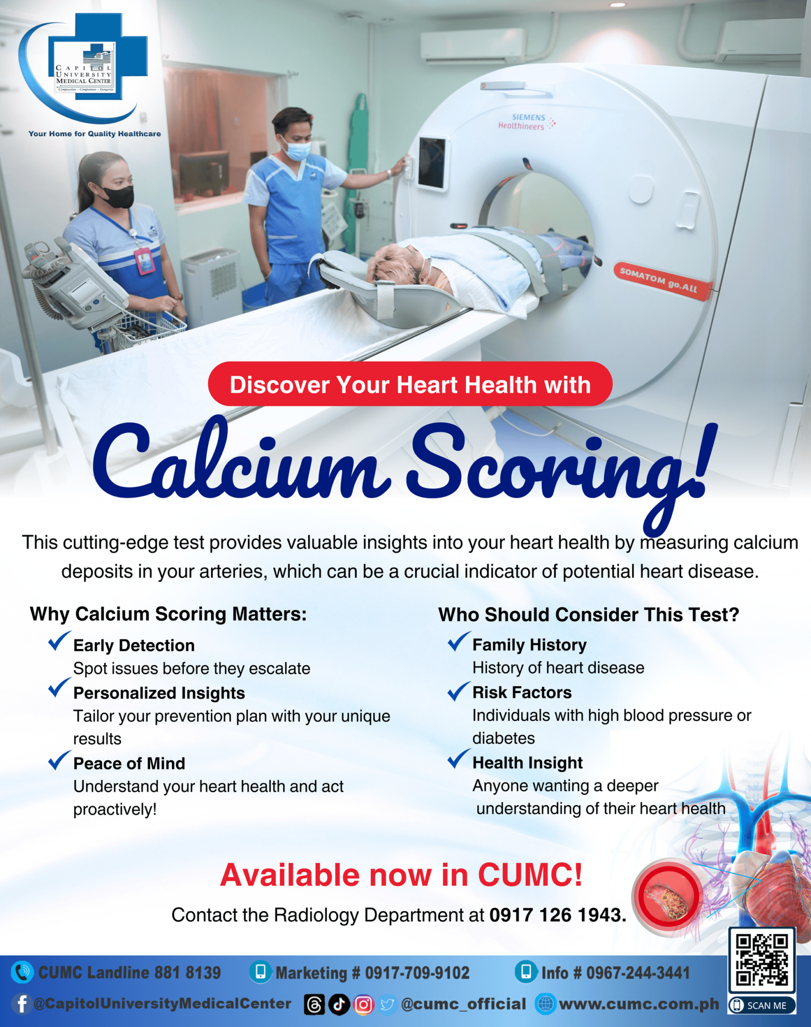 CALCIUM SCORING - CUMC