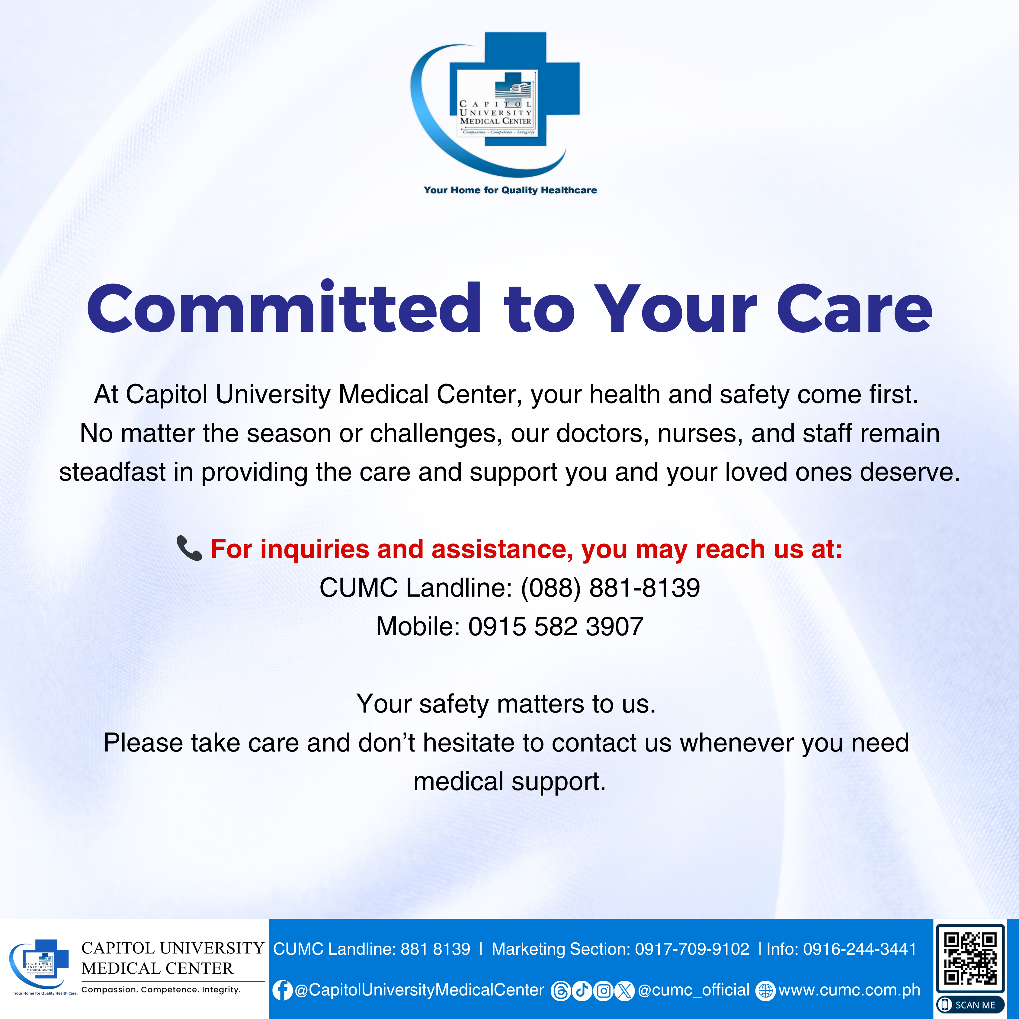 COMMITTED TO YOUR CARE - CUMC